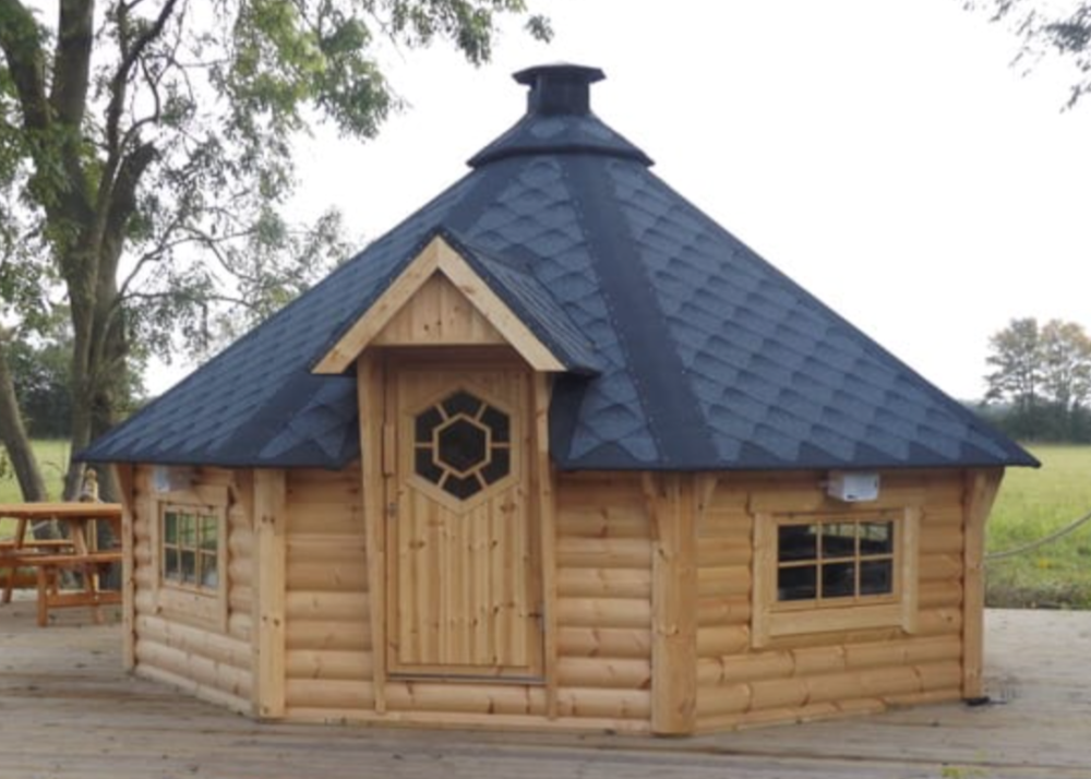 Kota BBQ Log Cabin: Perfect For Year-Round Fun - Cabinville Log Cabins ...