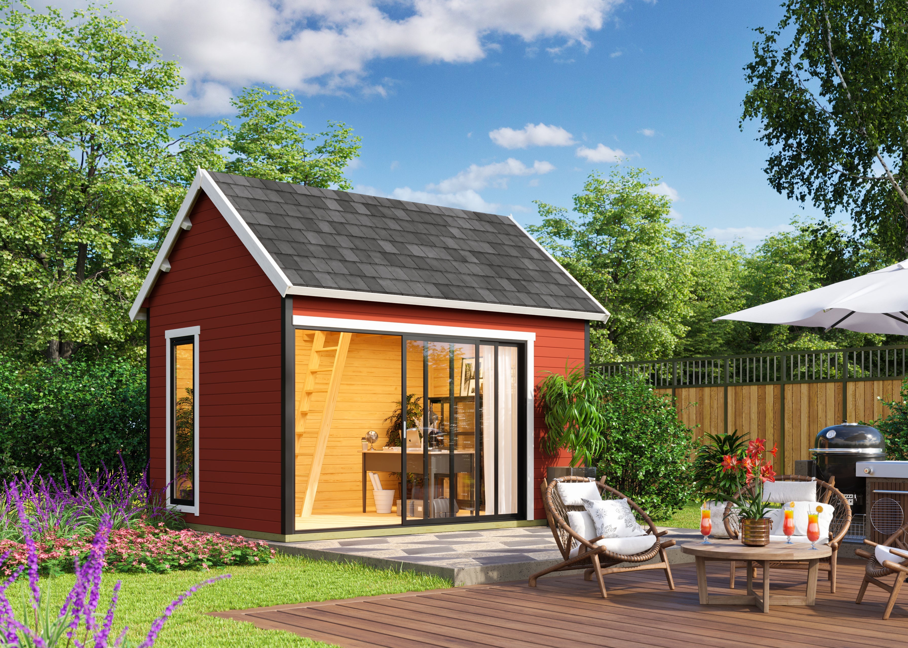 Manasota - Cabinville Log Cabins, Shepherd Huts & BBQ Huts